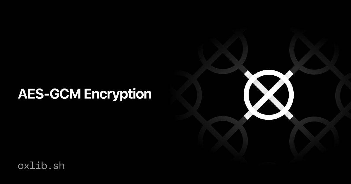 AES-GCM Encryption · Ox