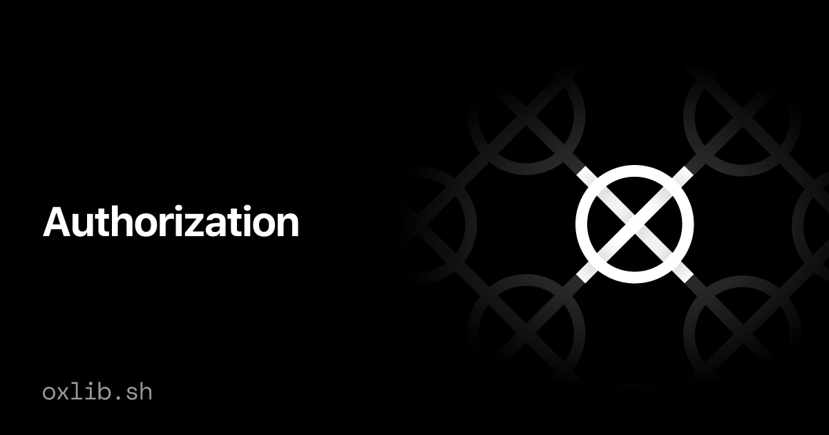 Authorization · Ox